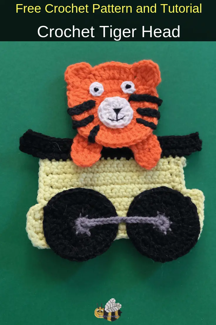 Tiger Head • Kerri's Crochet