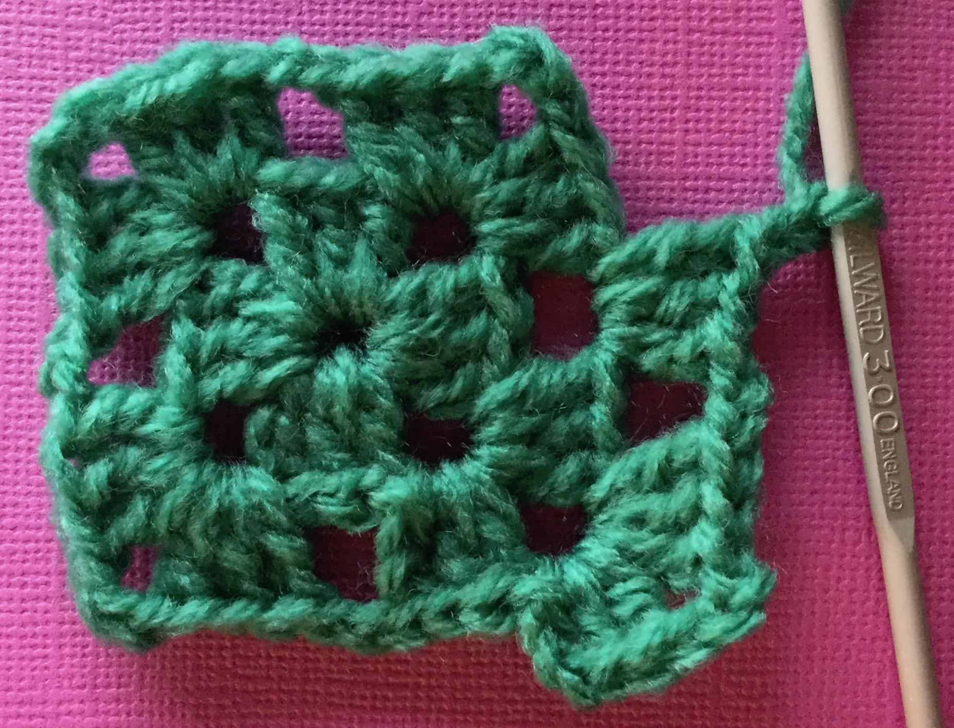 crochet-granny-square-third-row-first-side • Kerri's Crochet