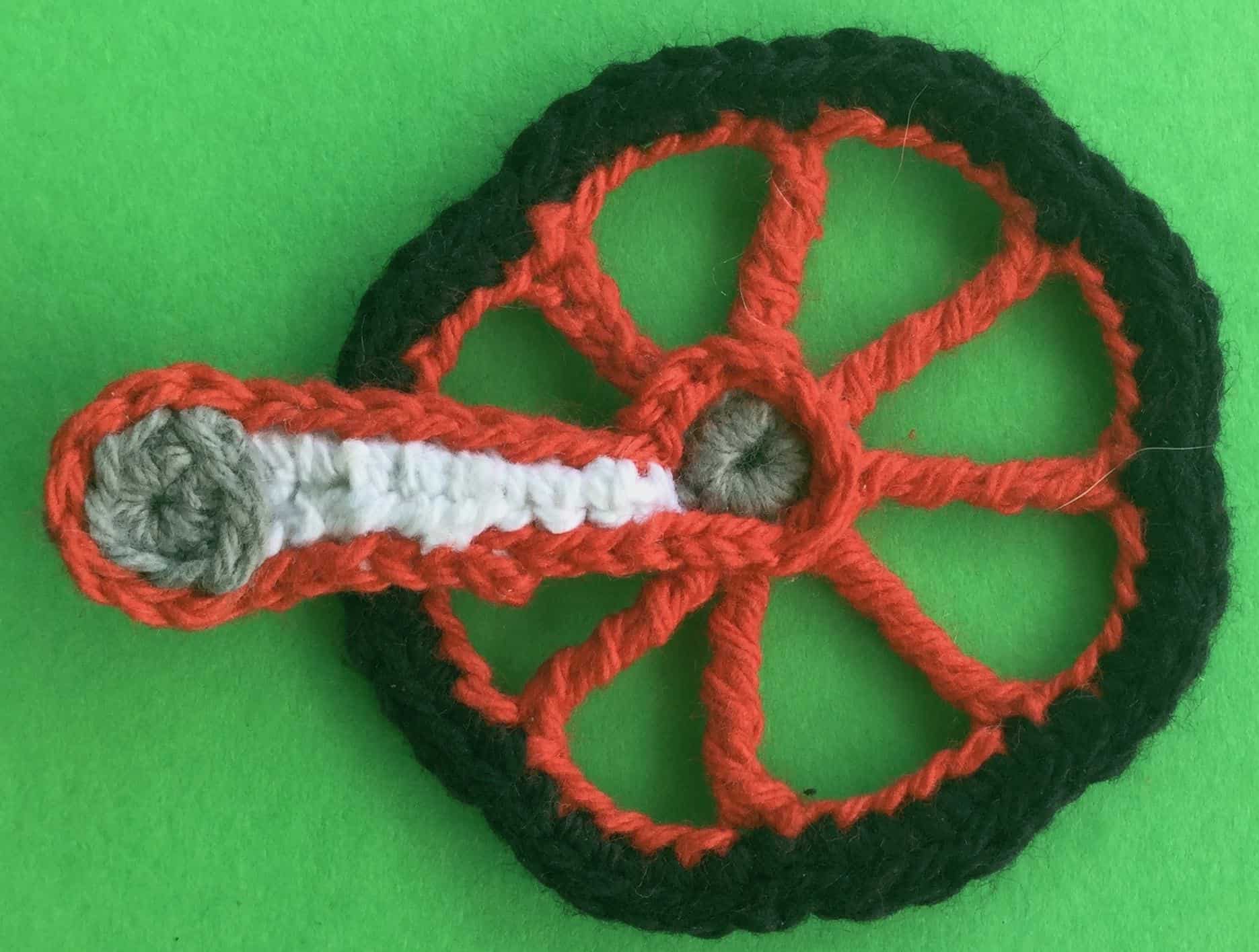 crochet-bicycle-applique-wheel-with-chain-section • Kerri's Crochet