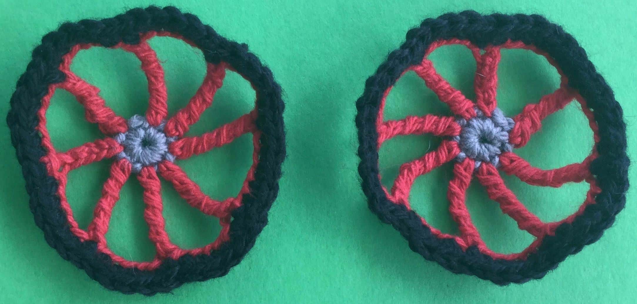 crochet-bicycle-applique-wheels-with-tyres • Kerri's Crochet