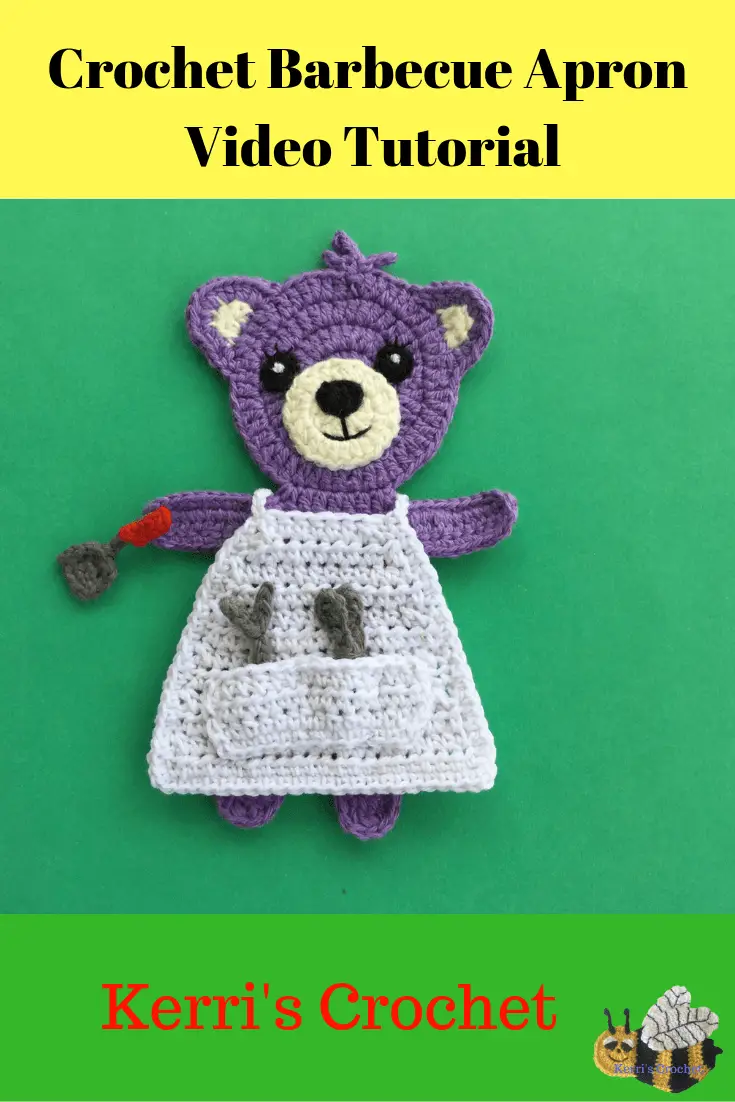 Crochet Barbecue Apron Video Tutorial • Kerri's Crochet