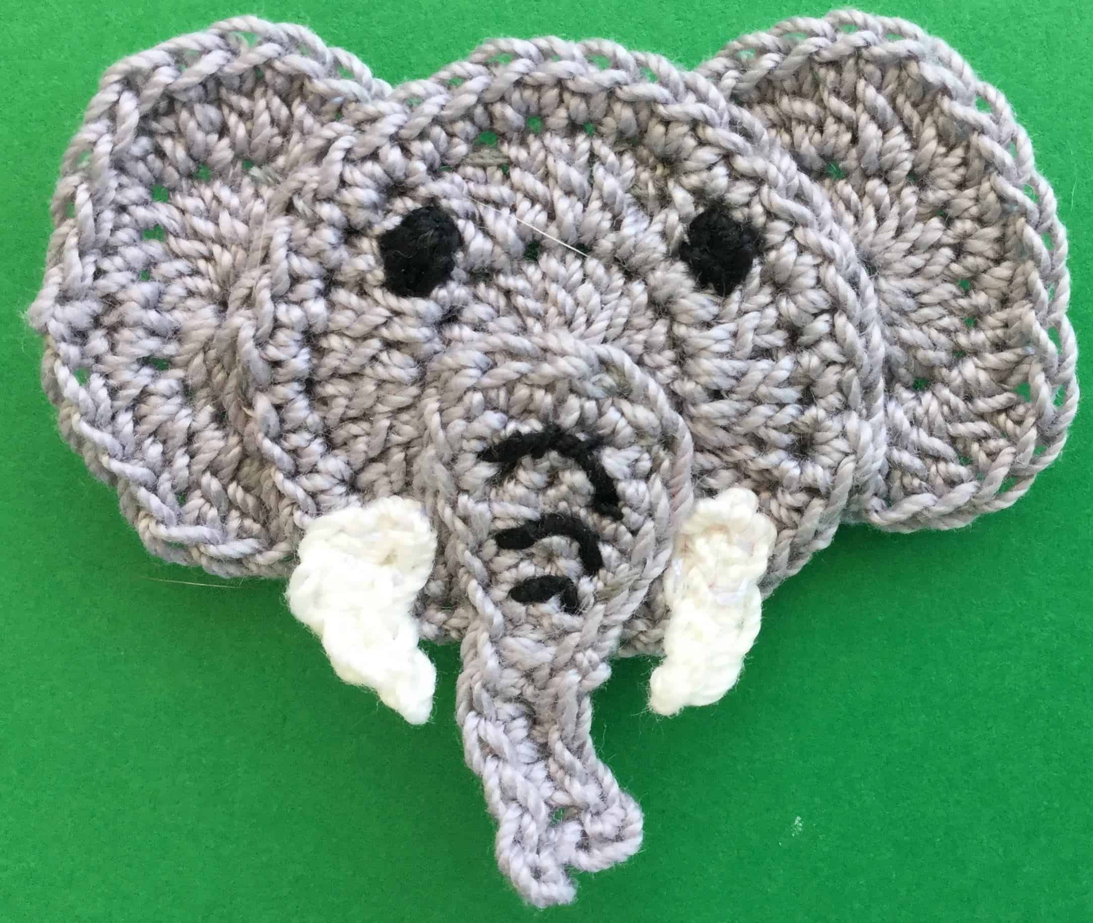 crochet-easy-elephant-2-ply-head-with-ears • Kerri's Crochet