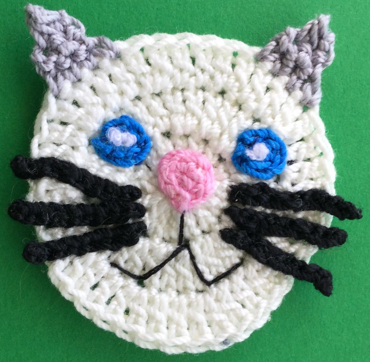 crochet-easy-cat-2-ply-head-with-whiskers • Kerri's Crochet
