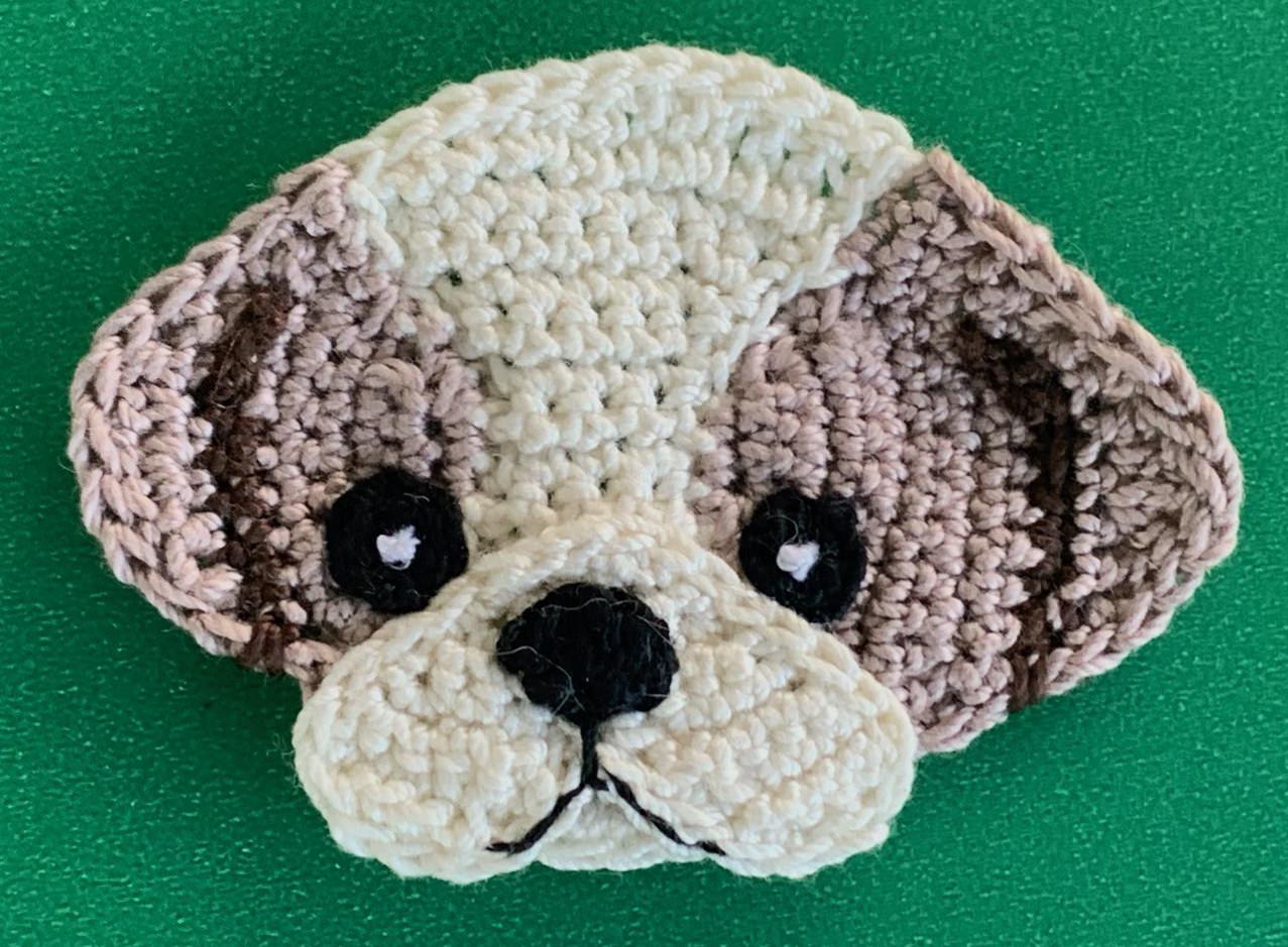 crochet-shih-tzu-2-ply-head-with-eyes • Kerri's Crochet
