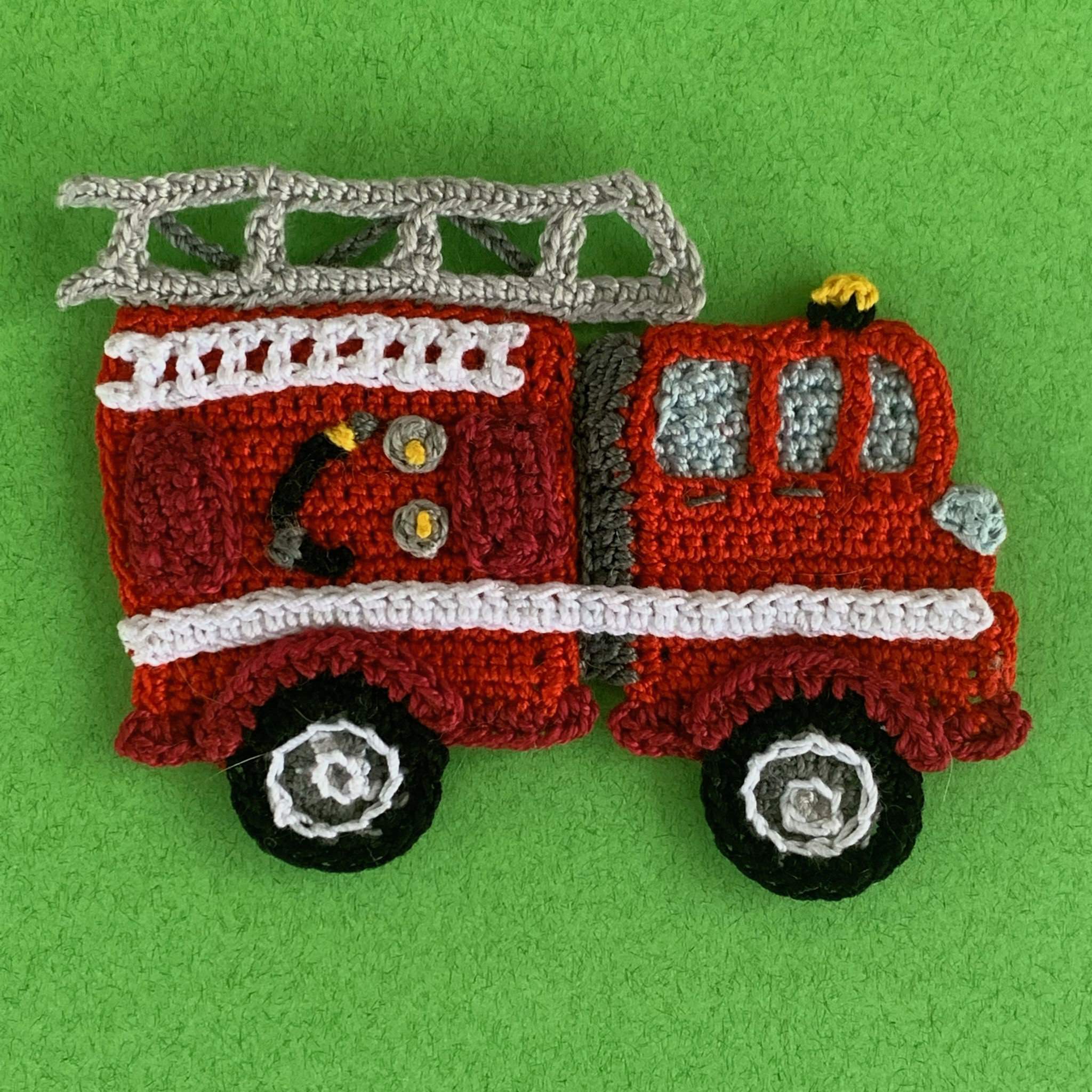 finished-crochet-fire-engine-2-ply-square • Kerri's Crochet