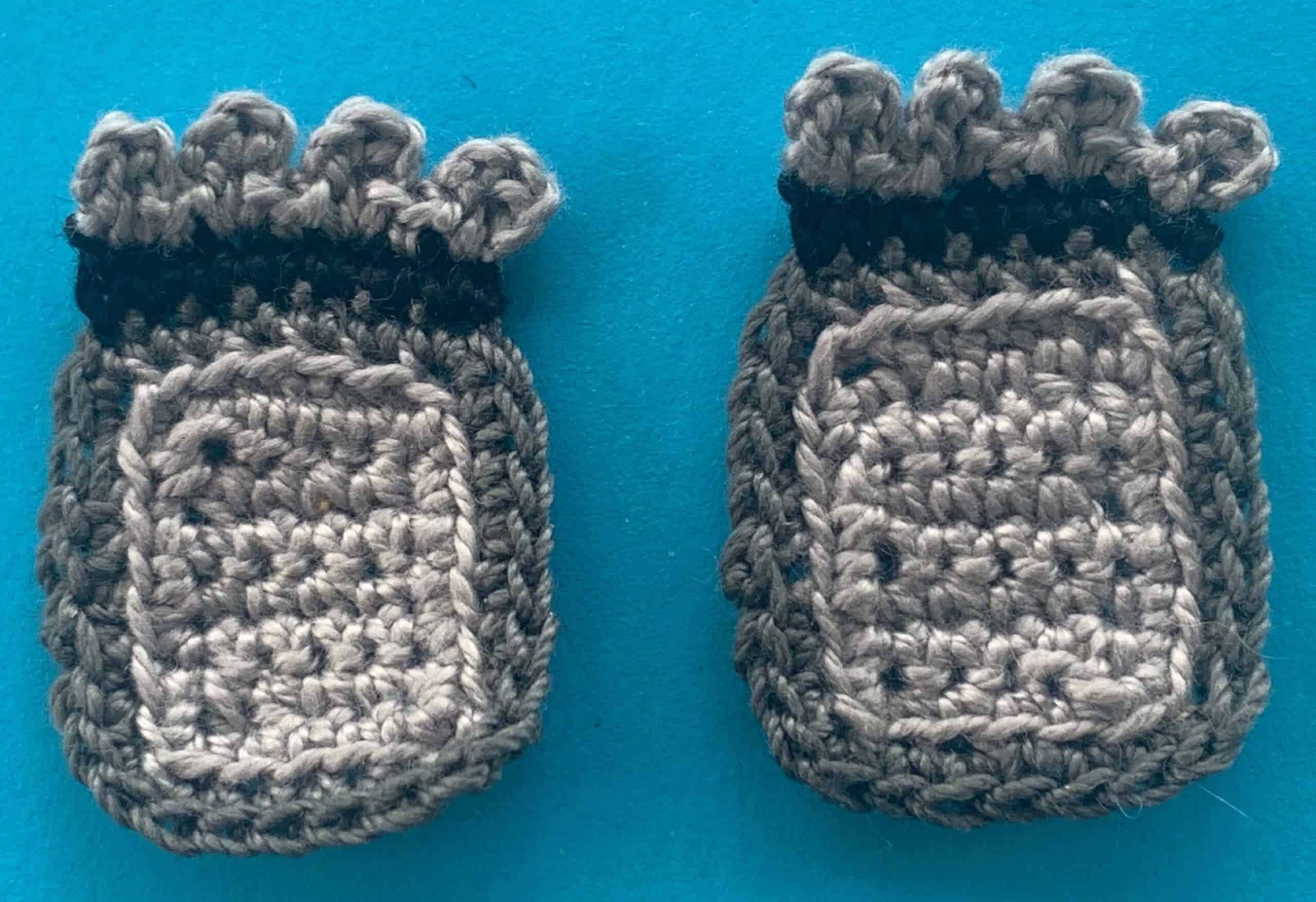 crochet-castle-2-ply-side-sections-with-battlements • Kerri's Crochet